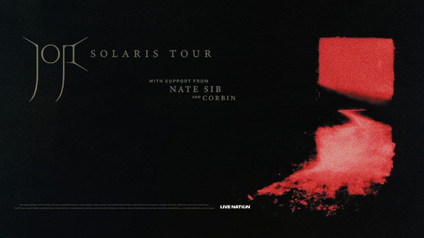 Joji: SOLARIS Tour Official Tickets - July 2, 2026 | Nate Sib & Corbin ...